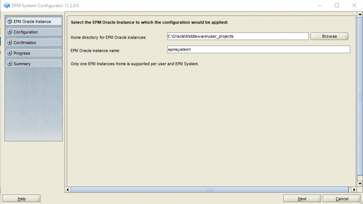 Configuring Oracle Epm 11 2 Blogs Perficient