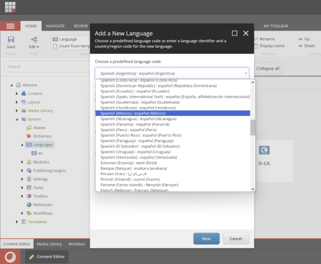 A full guide to creating a multi-language sites with Sitecore XM Cloud ...