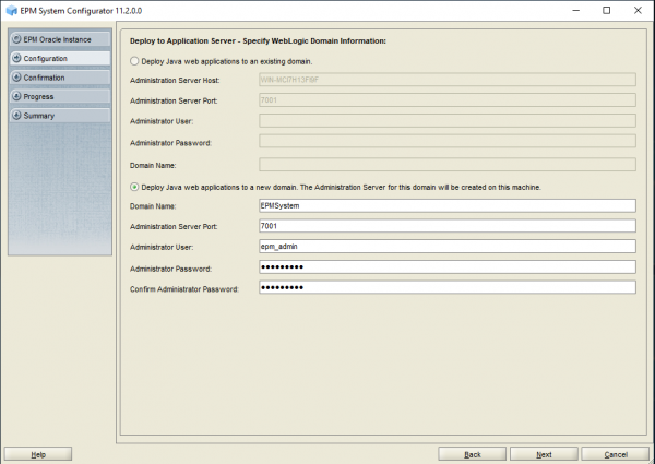 Configuring Oracle EPM 11.2 / Blogs / Perficient
