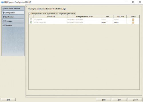 Configuring Oracle Epm 11 2 Blogs Perficient