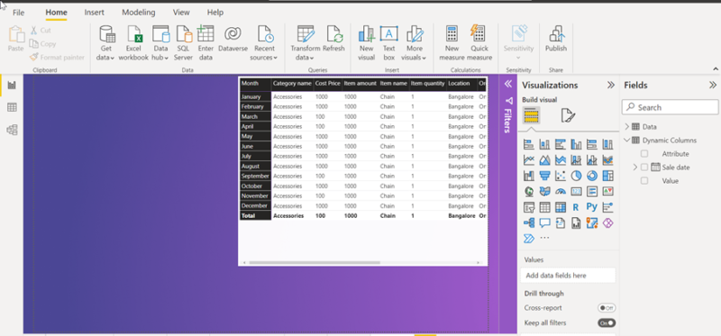 Power BI - Dynamic Columns in a Table / Blogs / Perficient