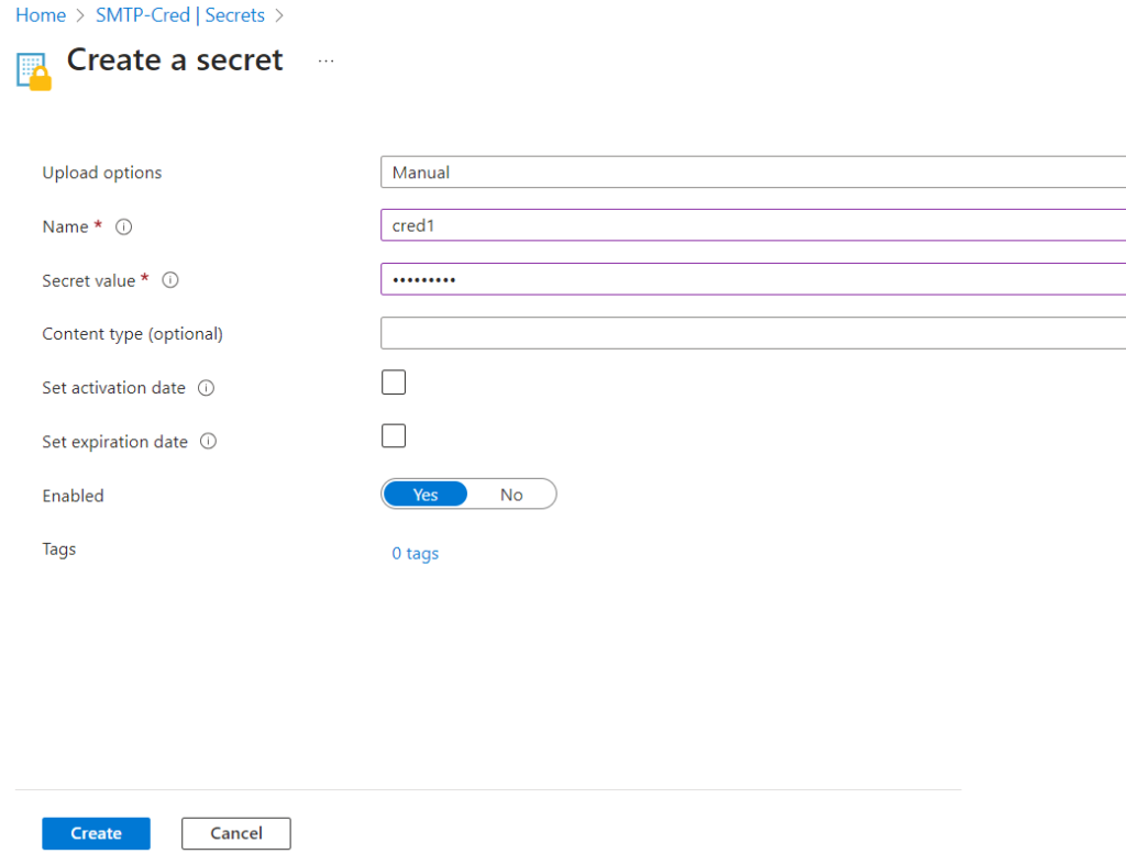 Create and Retrieve Secrets from the Azure Key Vault using an ASP.Net Core Application / Blogs ...