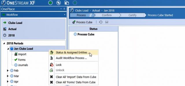Working with OneStream XF Workflow Engine / Blogs / Perficient