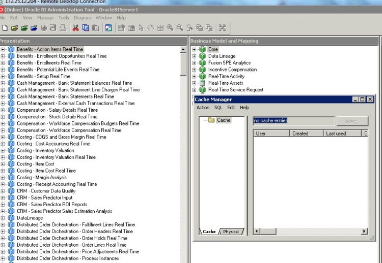 OBIEE Automated Cache Purge Using ODI / Blogs / Perficient