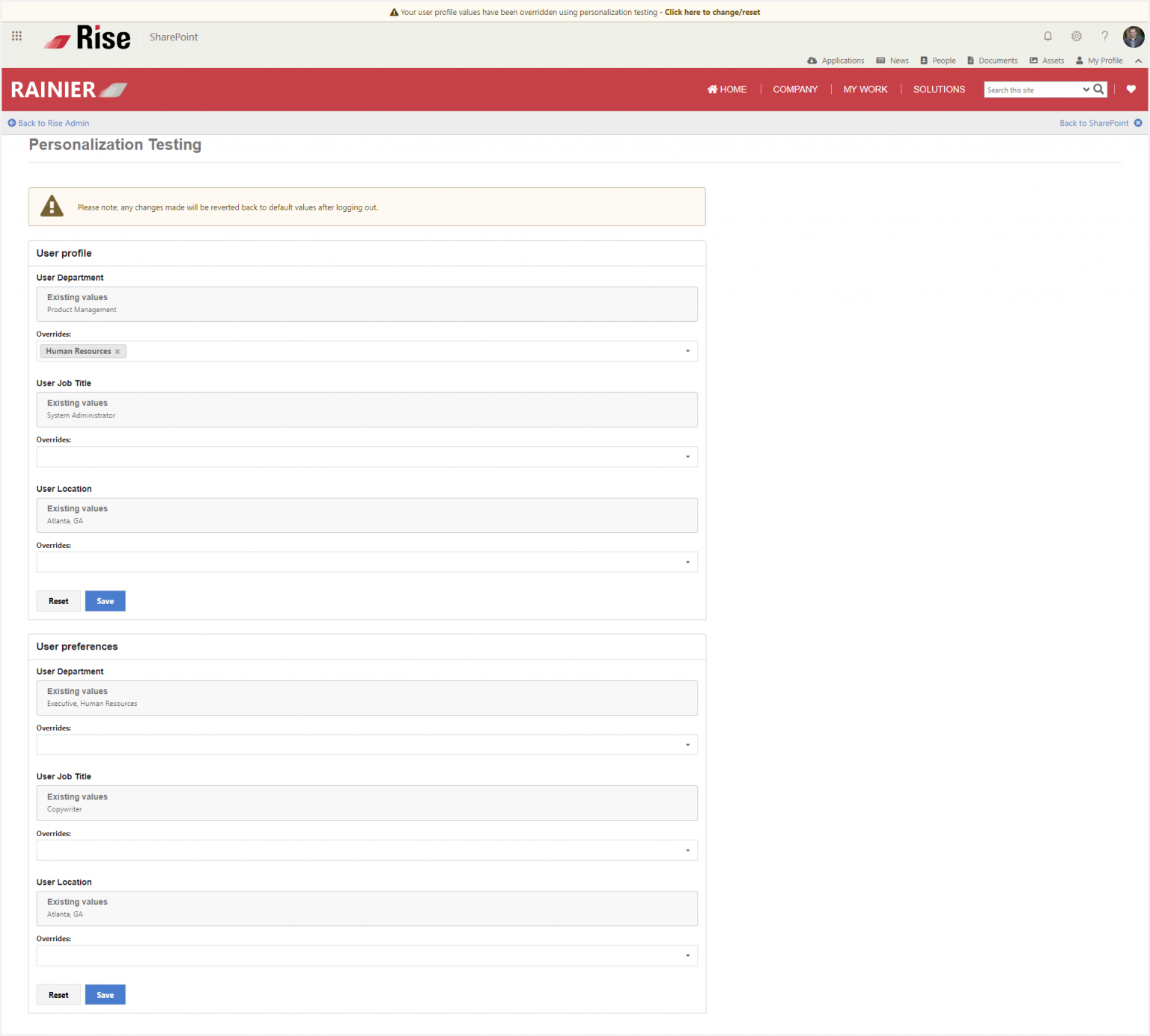 Creating a Personal Intranet User Experience / Blogs / Perficient