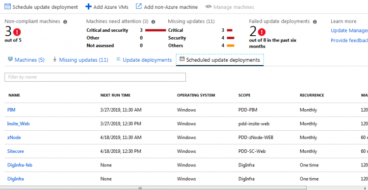 Deploying VM Updates with Azure Update Management / Blogs / Perficient