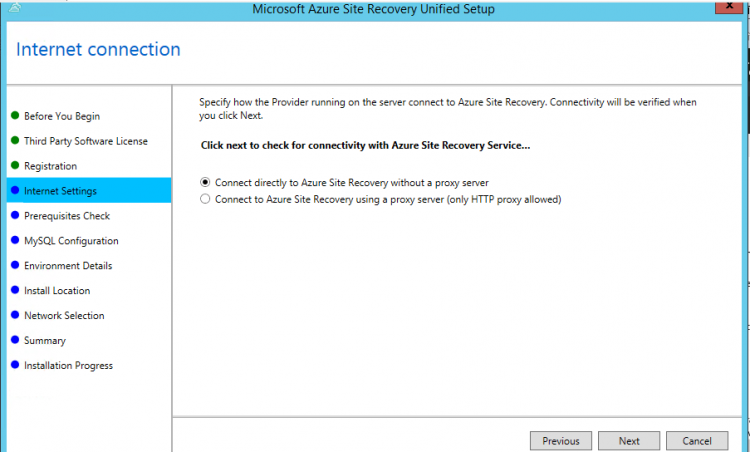 Azure Site Recovery for On-Premises to Azure Disaster Recovery