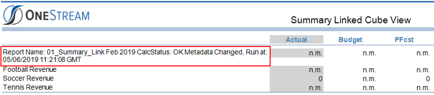 How to Add Runtime Details to OneStream XF Reports / Blogs / Perficient