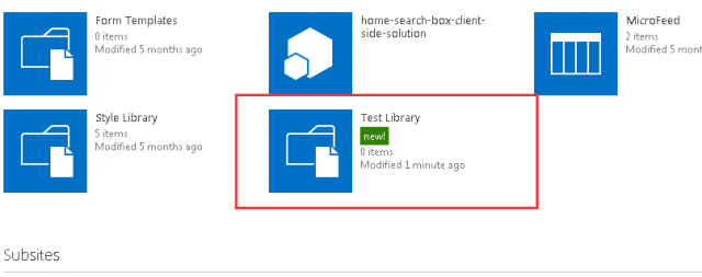 Provision a SharePoint library with SPFx extensions / Blogs / Perficient