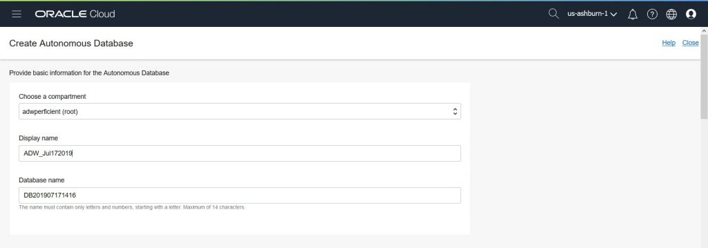 Loading Data into Oracle Autonomous Data Warehouse using OAC / Blogs / Perficient
