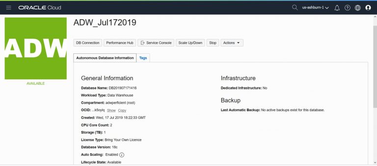 Loading Data into Oracle Autonomous Data Warehouse using OAC / Blogs ...
