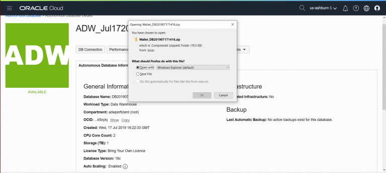 Loading Data into Oracle Autonomous Data Warehouse using OAC / Blogs / Perficient
