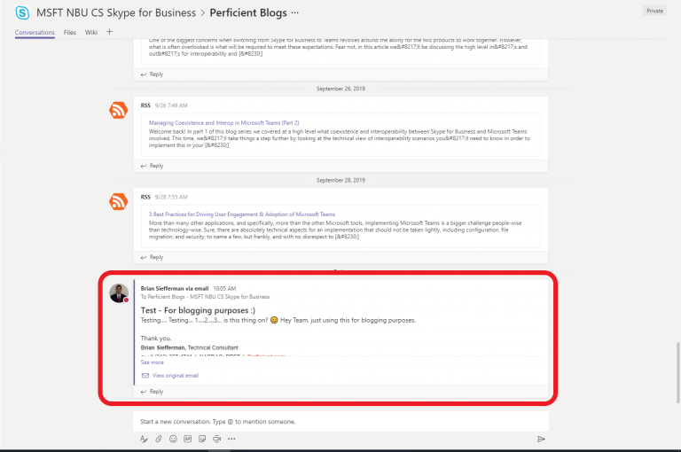 Send Emails to a Teams Channel - One Tip You Can't Live Without / Blogs ...