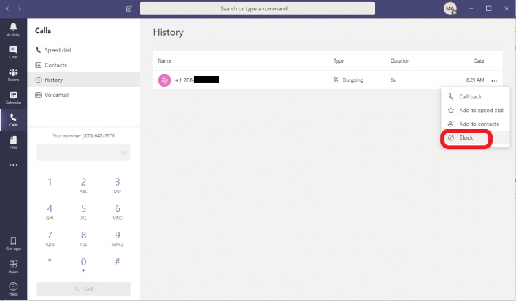 Teams Tip: Blocking PSTN numbers in Teams / Blogs / Perficient