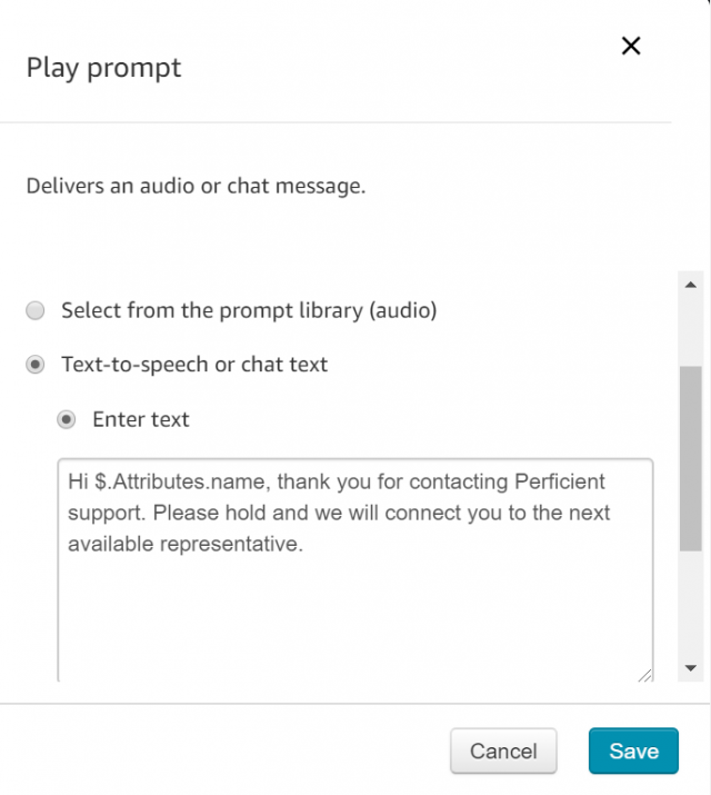 Building a Basic Inbound Chat Flow in Amazon Connect / Blogs / Perficient