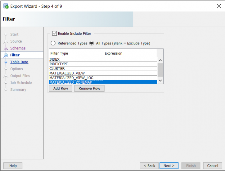How To Export Oracle Db Schemas Using Sql Developer 5601