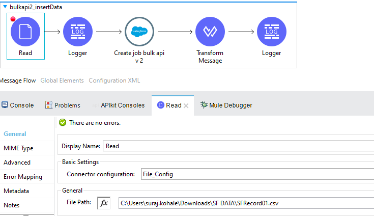 Mulesoft Bulk Api V20 Connector Support With The Salesforce 7309