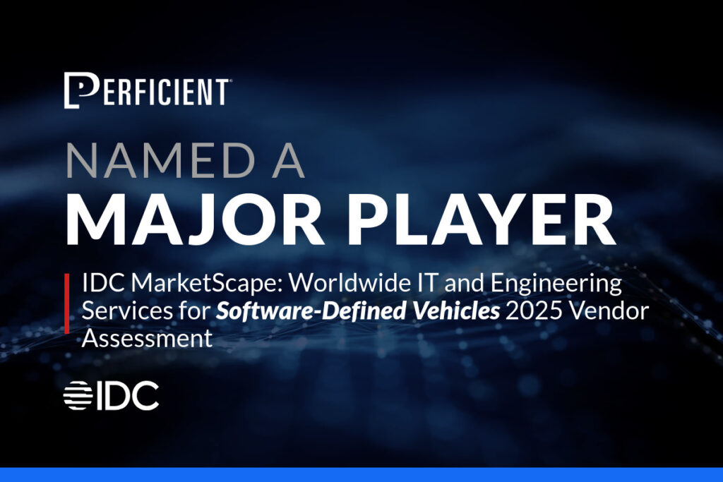 Perficient Named a Major Player in IDC MarketScape: Software-Defined Vehicles / Blogs / Perficient
