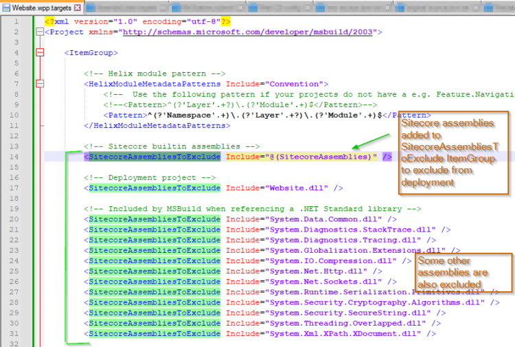 Excluding and Including Sitecore Assemblies in Helix Publishing Pipeline Solution / Blogs ...