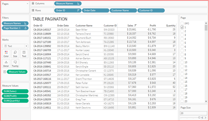 Tableau - Table Pagination / Blogs / Perficient