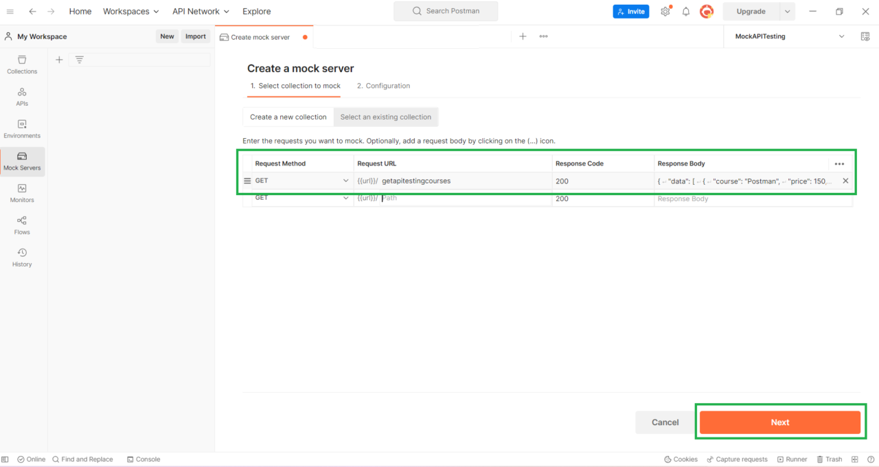 Mock Server in Postman / Blogs / Perficient