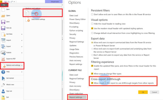 Power BI - Cross-Report Drillthrough From One Report To Another Report ...
