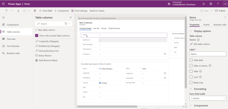 Retrieval Of Different Datatypes With Formcontext Data Objects On Model 
