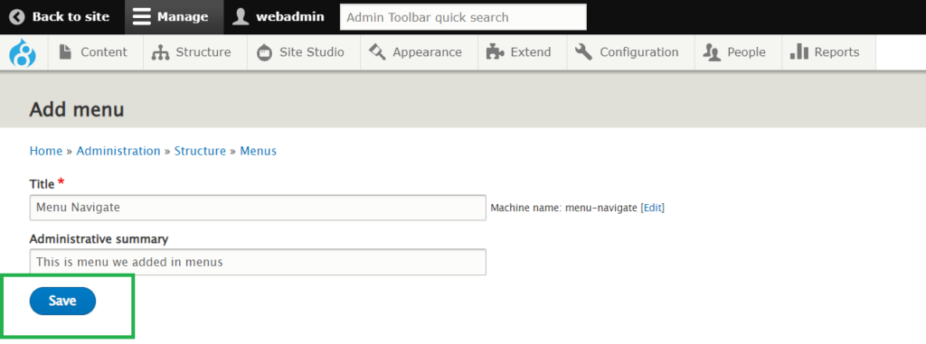 How to Manage Main Menus in Drupal / Blogs / Perficient