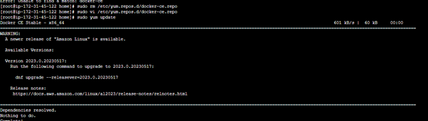Install Docker On A Linux System Using The Yum Package Manager Blogs 2991