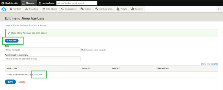 How to Manage Main Menus in Drupal / Blogs / Perficient