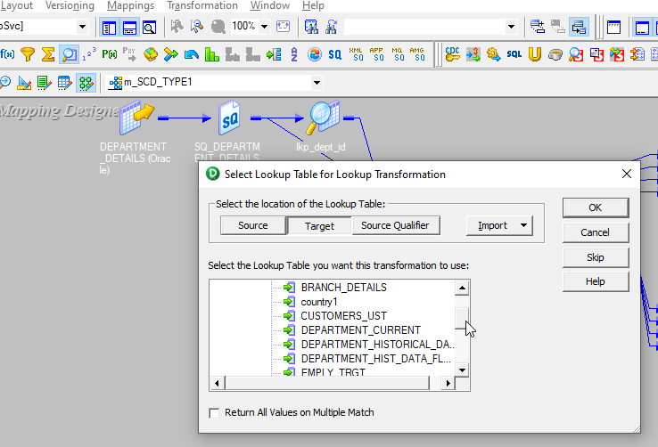 Implementation of SCD type 1 in Informatica PowerCenter / Blogs / Perficient