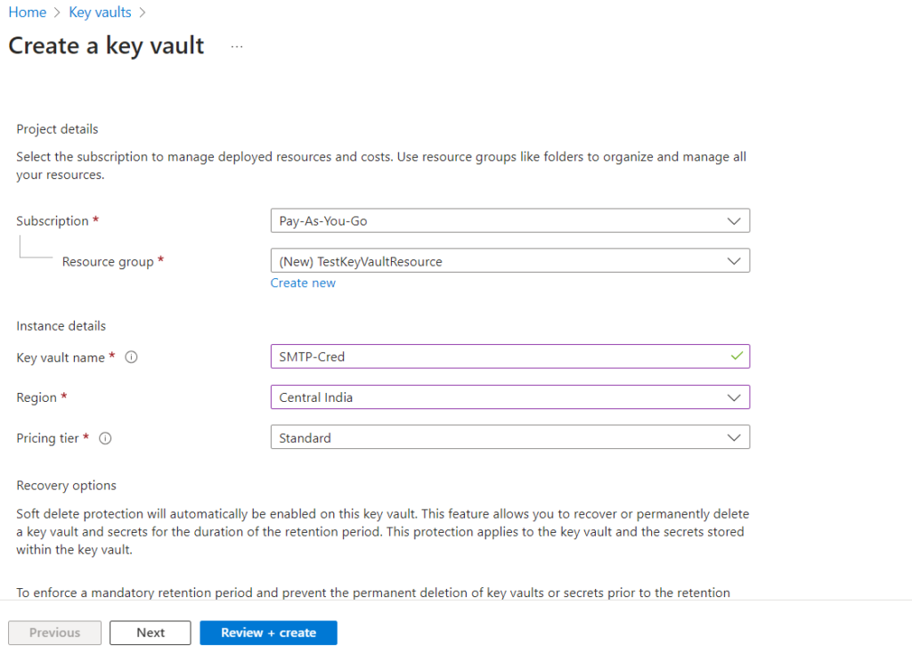 Create and Retrieve Secrets from the Azure Key Vault using an ASP.Net Core Application / Blogs ...