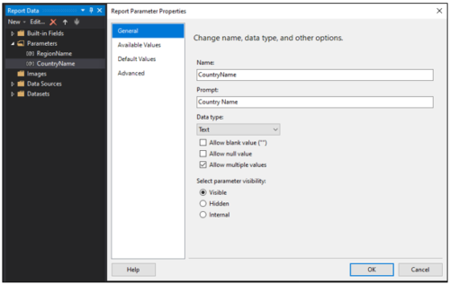 How to create cascading parameters in Reporting services (SSRS) / Blogs / Perficient