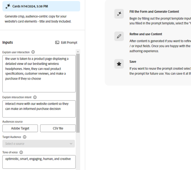 Create Content Fragment Variations in AEM With GenAI / Blogs / Perficient