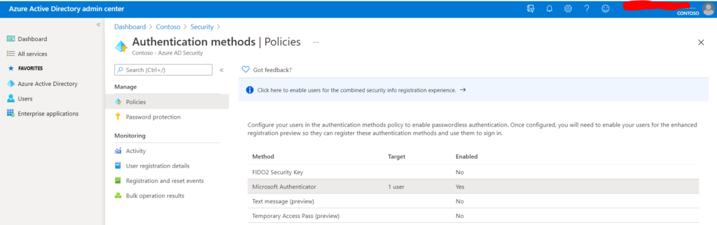 Enabling Passwordless Sign-in with Microsoft Authenticator App / Blogs ...