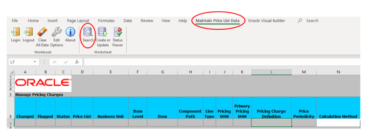 How to Modify Price Charges in Oracle Cloud Using ADFdi