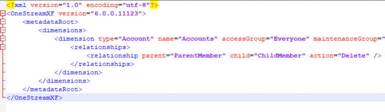 Update Member Relationship in OneStream XF / Blogs / Perficient