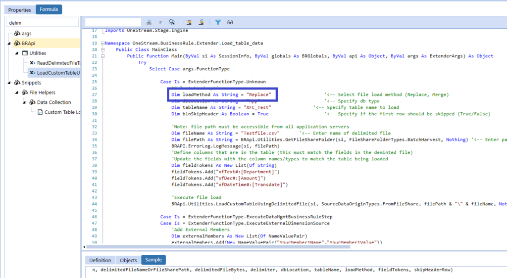 Uploading Flat Files to a Custom Table in OneStream / Blogs / Perficient
