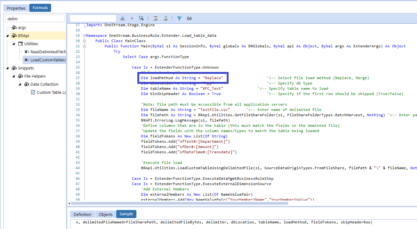 Uploading Flat Files to a Custom Table in OneStream / Blogs / Perficient