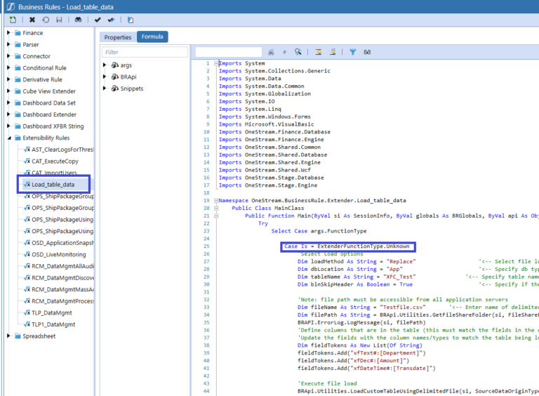 Uploading Flat Files to a Custom Table in OneStream / Blogs / Perficient