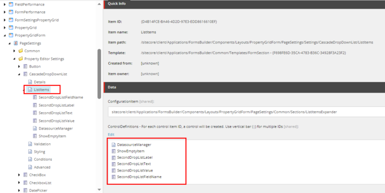 How to create custom cascading dropdown list in Sitecore