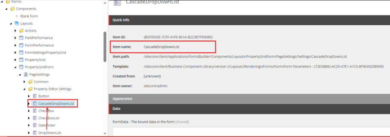 How to create custom cascading dropdown list in Sitecore