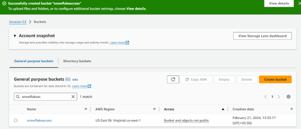 AWS S3 Integration with Snowflake / Blogs / Perficient