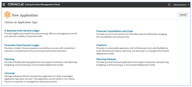 Oracle EDM et planification FreeForm
