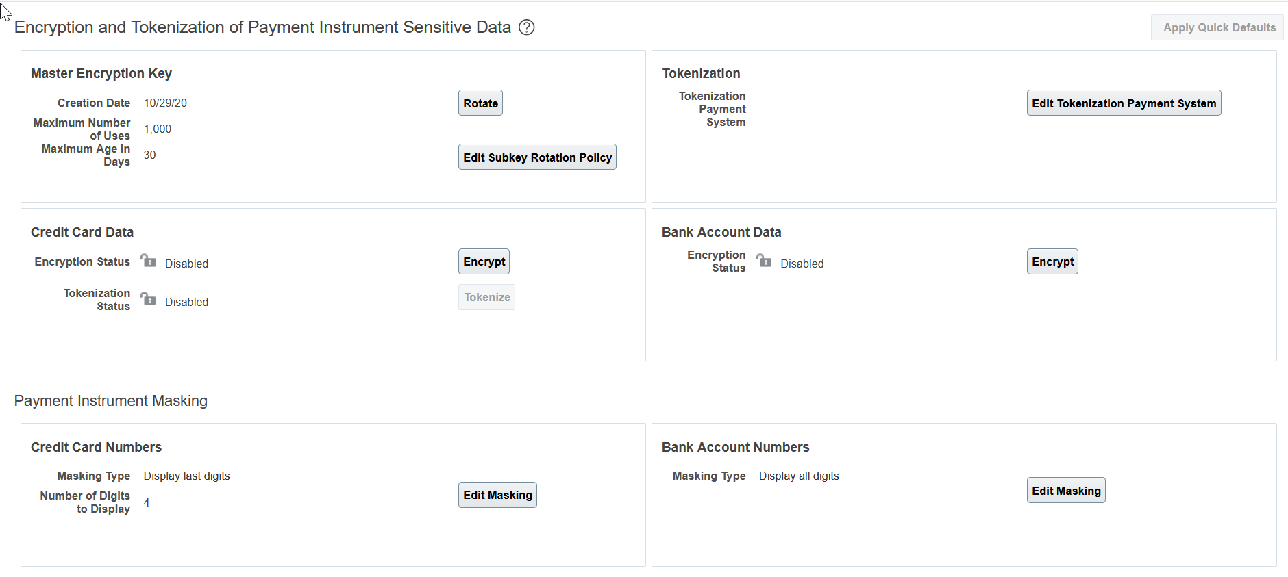 Oracle Cloud Payments – Encryption, Masking and Tokenization for data ...