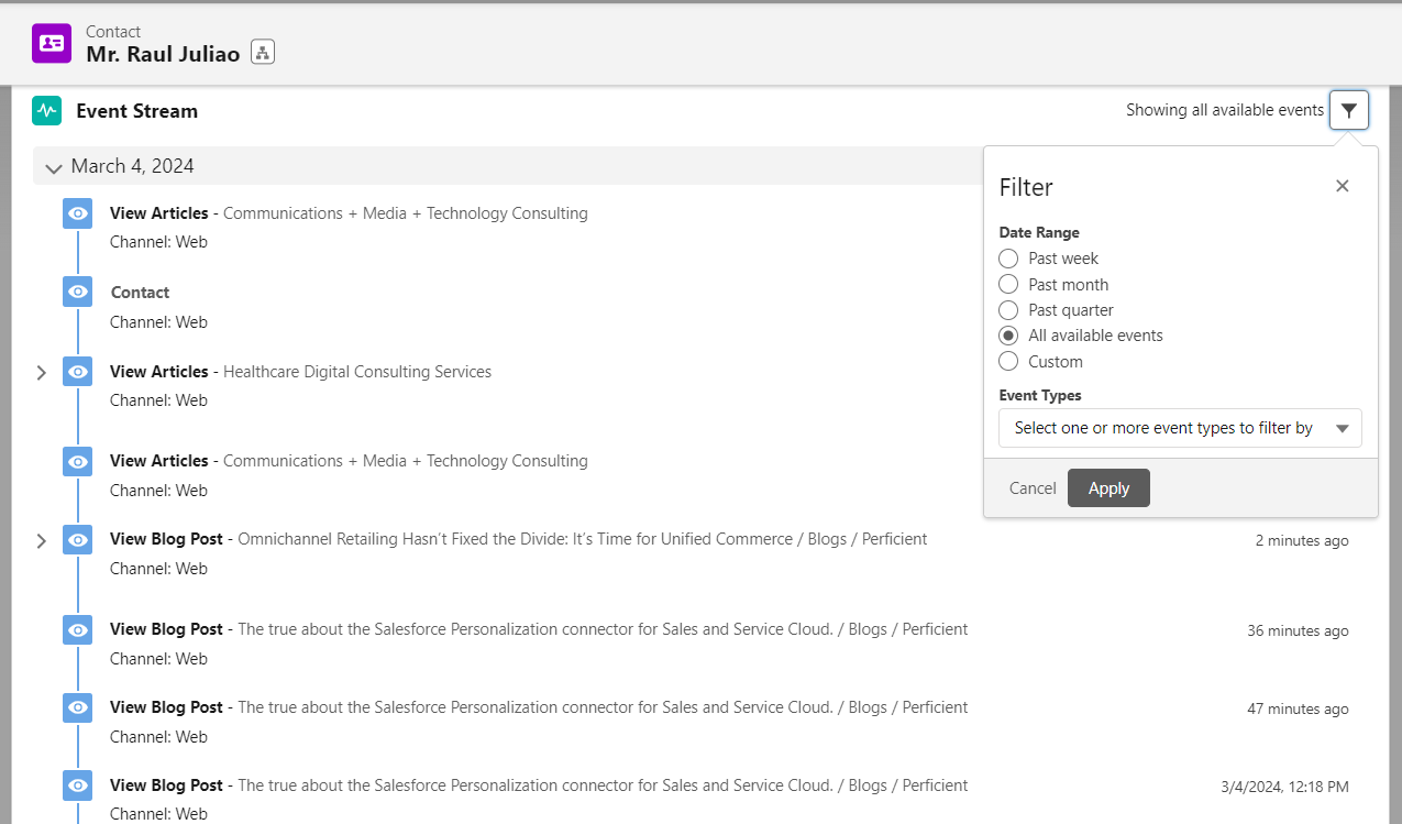 How to Use the Personalization Connector for Salesforce Sales and ...