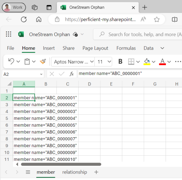 Identifying & Deletion of Orphan Members in OneStream via simple Excel ...