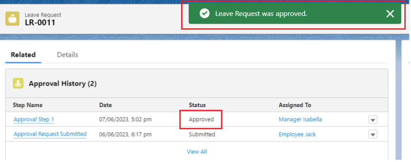 Approval Process in Salesforce