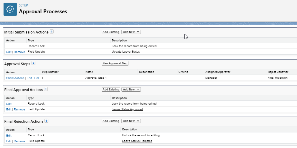 Approval Process in Salesforce