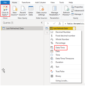 How to Show Last Refresh Date in Power BI / Blogs / Perficient